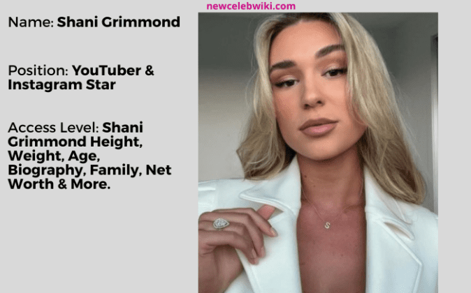 Shani Grimmond Age, Wiki, Height, Bio, Hot Image, Net Worth & More