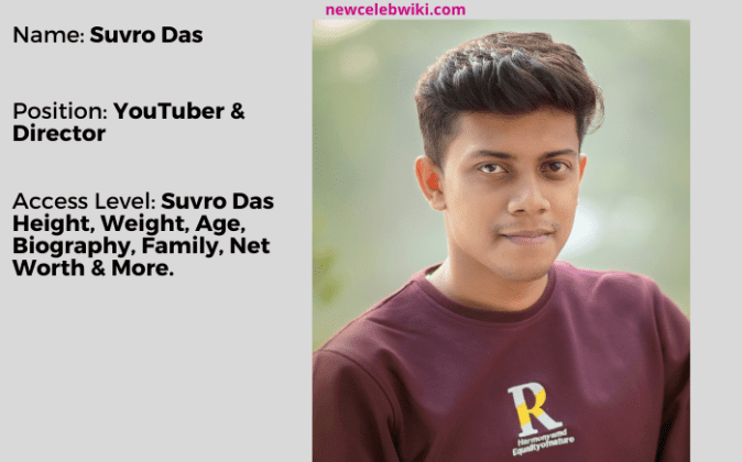 Suvro Das Height, Age, Wiki, Bio, Relationship, Net Worth & More