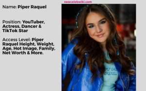 Piper Raquel YouTube, Hot Image, Wiki, Height, Bio, Affairs & More