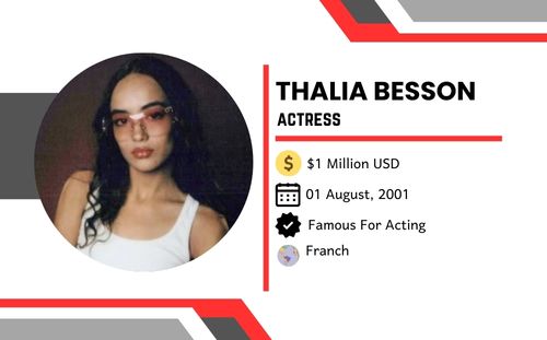 Thalia Besson Wiki, Net Worth, Father, Actress, Birthplace, Height