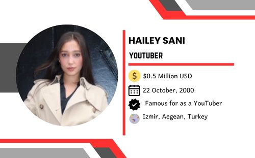 Hailey Sani Age, Birthday, Net Worth, Religion, Wiki, Bio, Biography