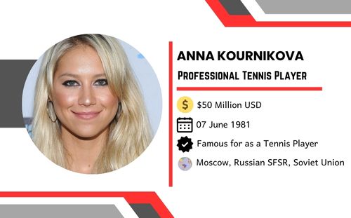 Anna Kournikova Real Name, Age, Bio, Biography 2025, Affairs