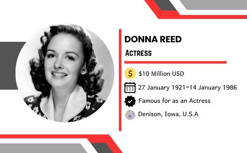 Donna Reed Cause of Death, Show Cast, Net Worth 1986, Wiki